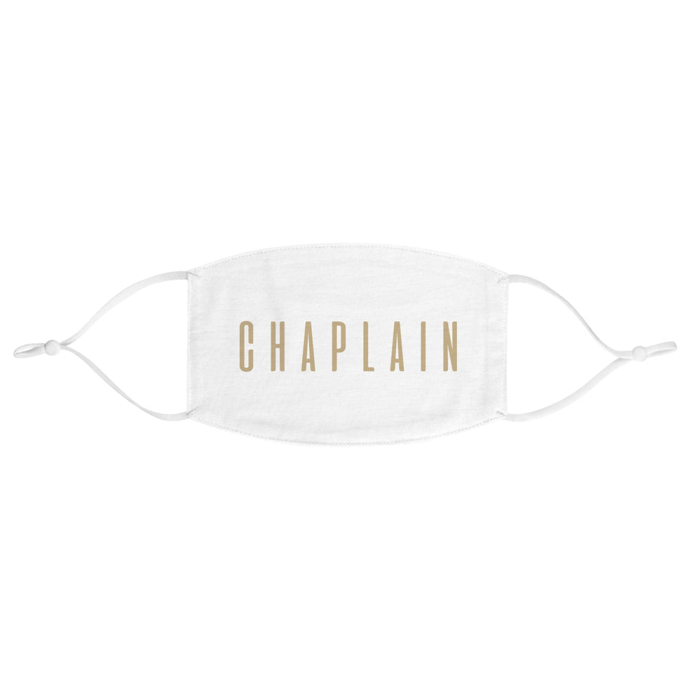 Chaplain Face Mask, White. - Chaplain Life® – Chaplain Life Apparel & Gifts